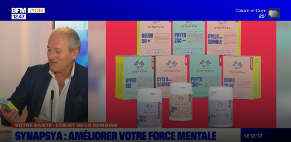 BFM Lyon parle de SYNAPSYA - Laboratoire Synapsya